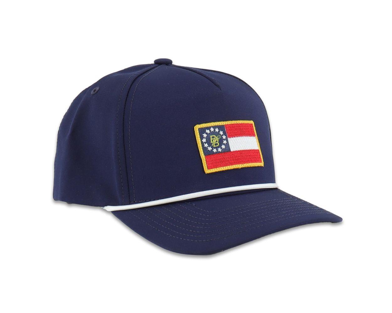 Better Baseball Flag Navy Rope Hat | Better Baseball | Better Baseball