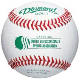 Dz. Diamond Official League USSSA Baseballs | Better Baseball